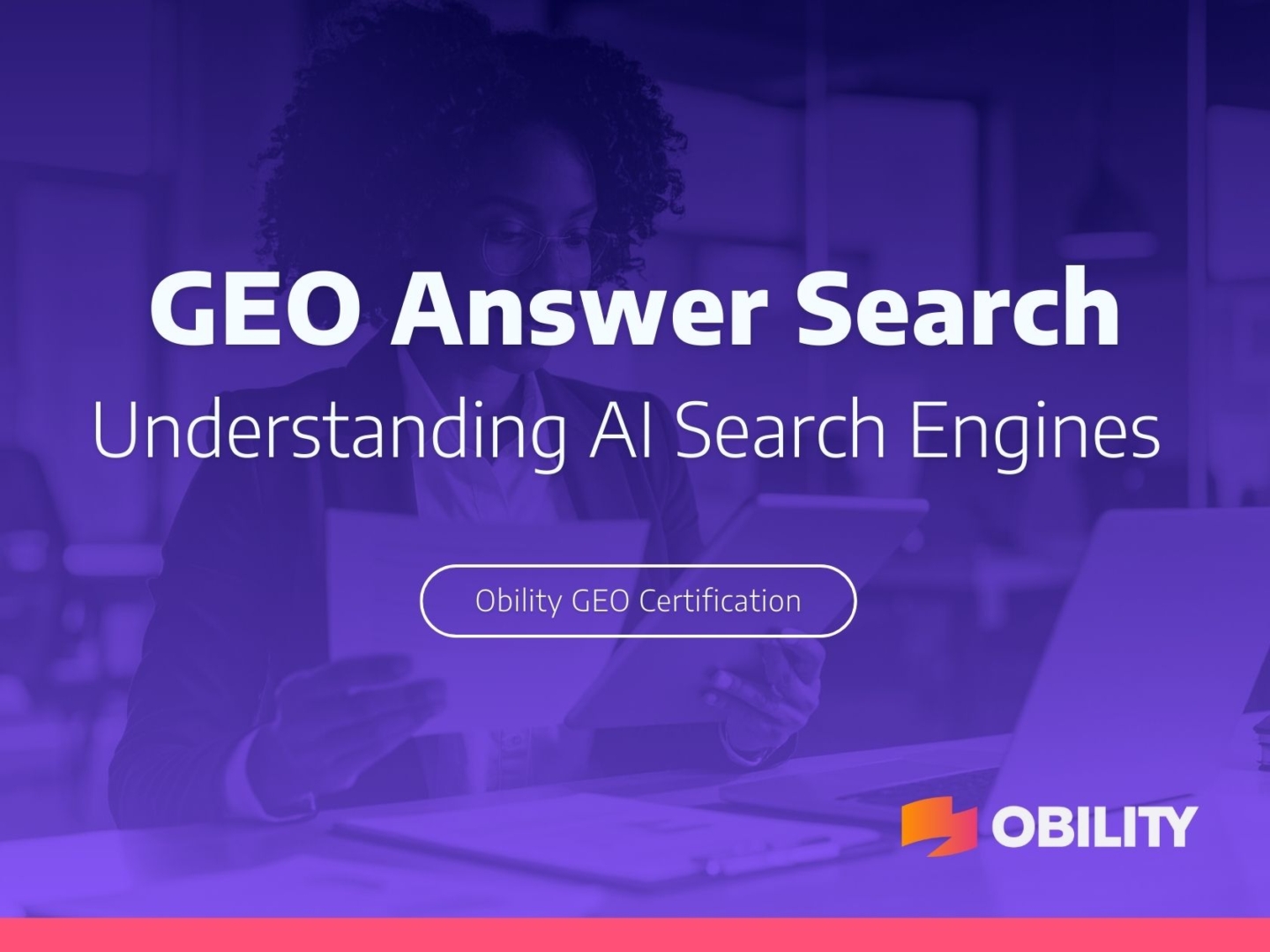 GEO Certification | Obility B2B